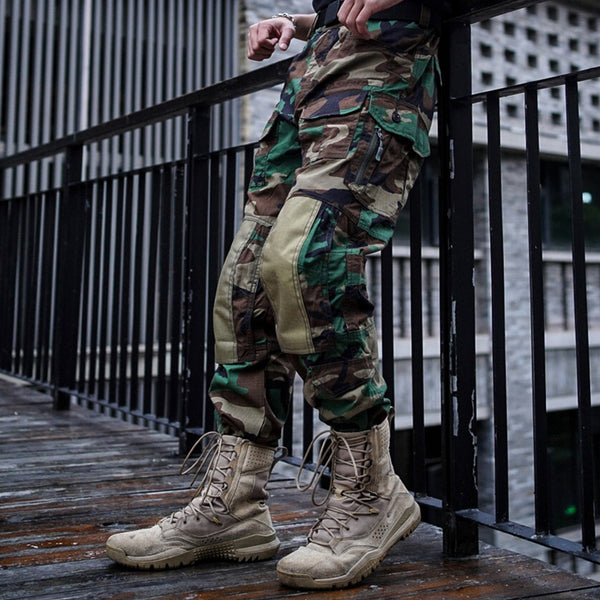 Vintage Camo Multi-pocket Cargo Casual Pants – espnman