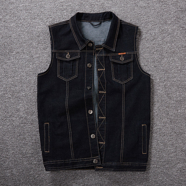 Men's Plus Size Denim Vest – espnman