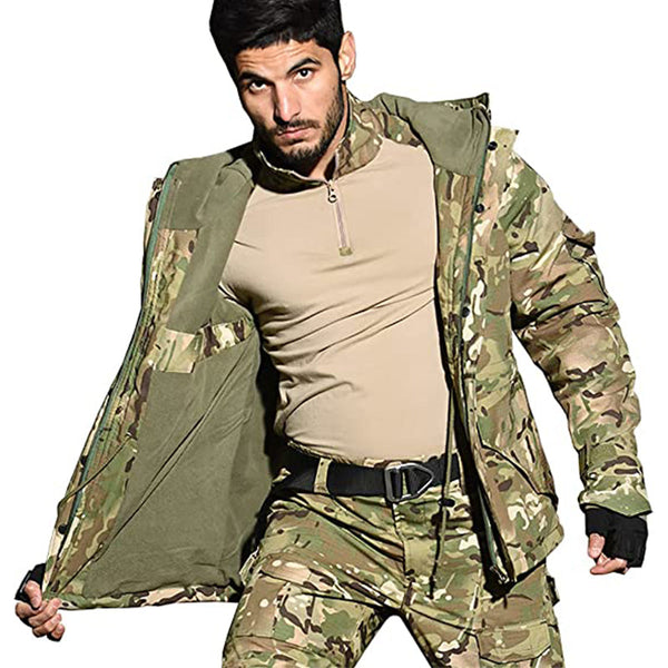 G8 Soft Shell Tactical Jacket Military Fleece Hooded Coat – espnman