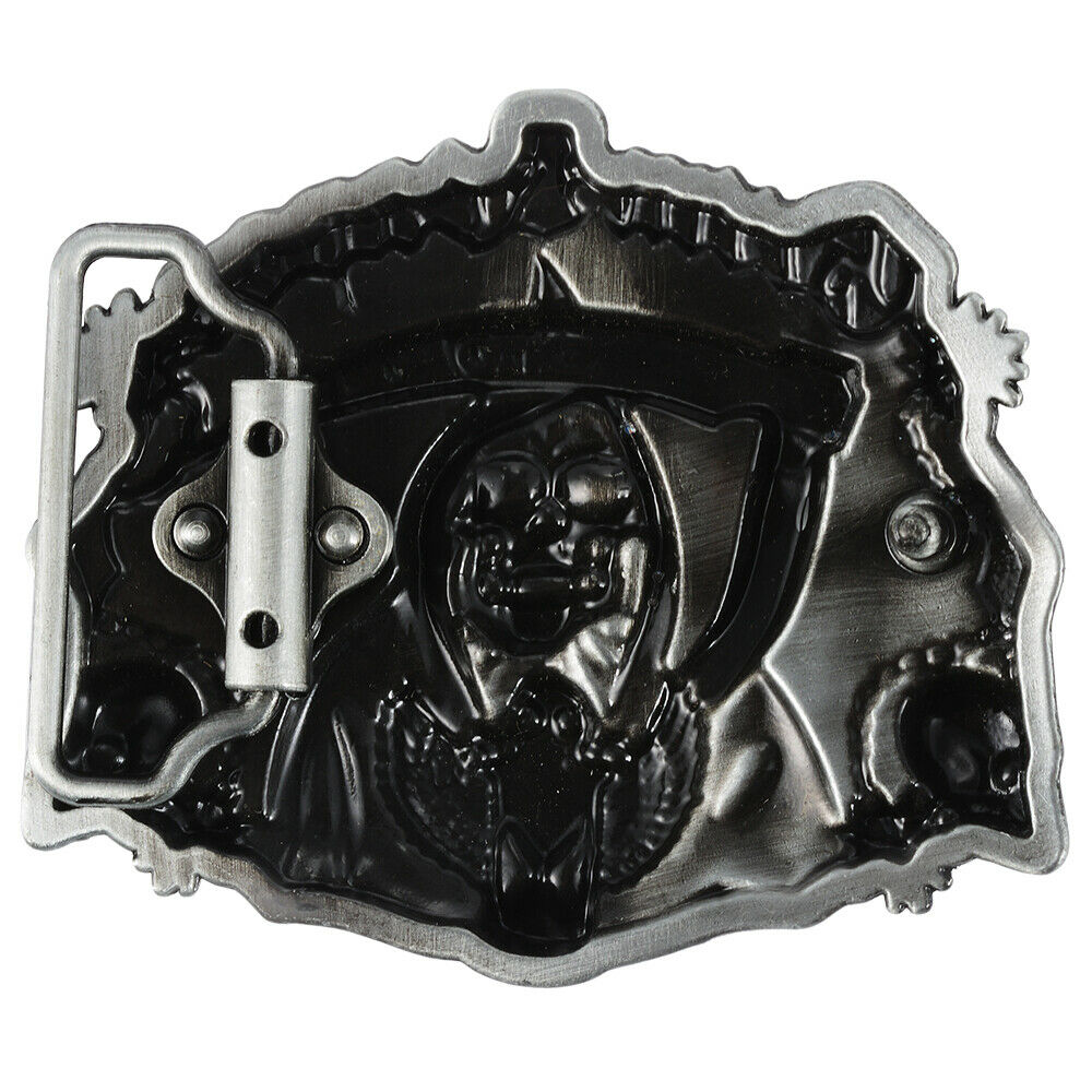 Grim Reaper Memento Mori Skull Belt Buckle – espnman